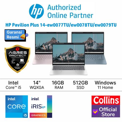 Promo HP Pavilion Plus 14-ew0077TU/ew0078TU/ew0079TU i5-1335U 16GB 512GB 14" WQXGA 120Hz W11 OHS ...