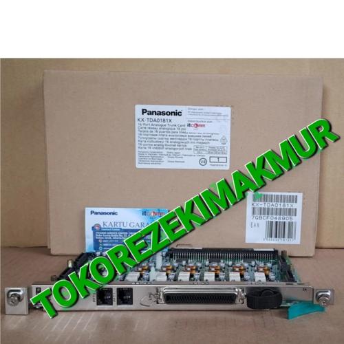 Jual Panasonic Card KX-TDA0181X ( 16Port Analogue Trunk Card) - Jakarta Barat - Rezeki Makmur 8 ...