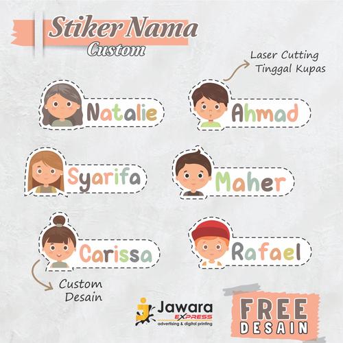 Jual CETAK STIKER NAMA CUSTOM CUTTING TERMURAH - STC VYNIL - Kota ...