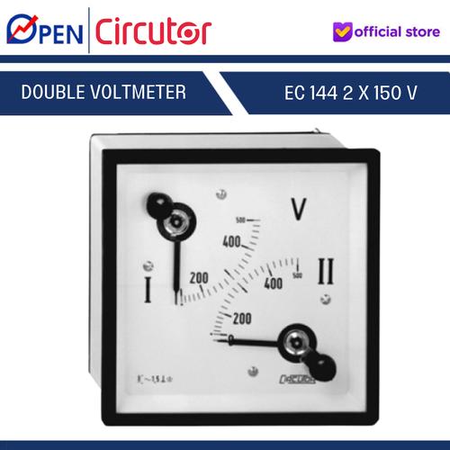 Jual DOUBLE VOLTMETER 2X150 EC144 CIRCUTOR - Jakarta Pusat - PUMA ELEKTRIK NIAGA | Tokopedia