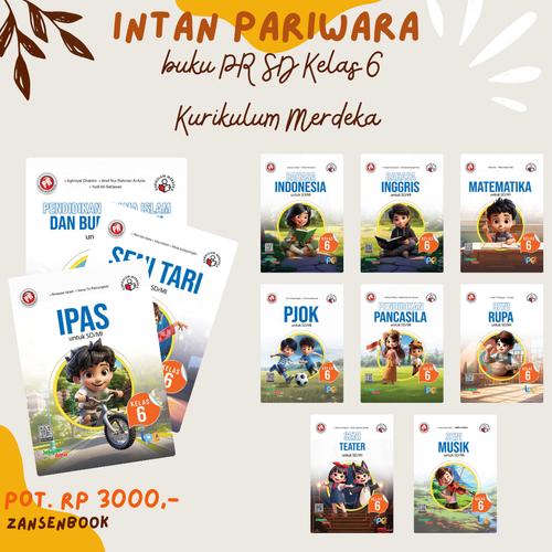 Jual BUKU PR SD KURIKULUM MERDEKA KELAS 6 SEMESTER 1 & 2 INTAN PARIWARA ...