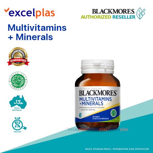 Jual Blackmores Multivitamins + Minerals 1 Tablet Sehari (Membantu Memelihara Kesehatan) - 30 ...