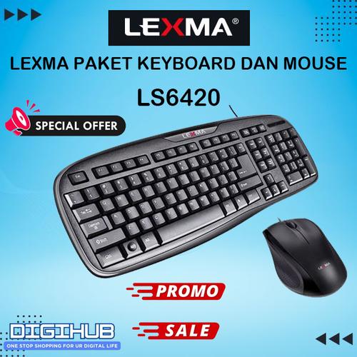 Jual Lexma Keyboard and Mouse Bundle 2 in 1 LS6420 - Jakarta Utara ...