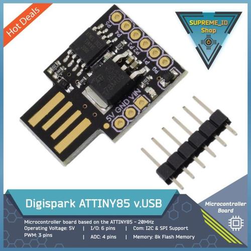 Jual DIGISPARK ATTINY85 USB DEV BREAKOUT BOARD - Jakarta Timur - Fujistorem | Tokopedia