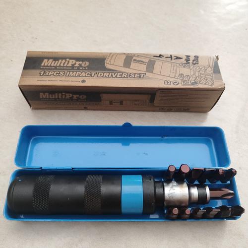 Jual Obeng Ketok Impact Driver Set 13 Pcs Multipro Germany - Kab ...