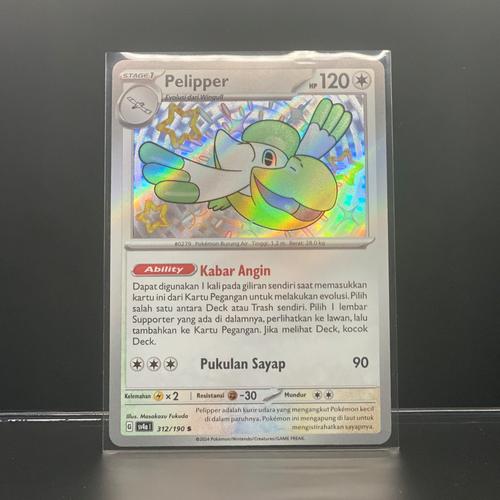Jual Pelipper Shiny 312/190 Harta Berkilau Pokemon TCG Indonesia - Kota ...
