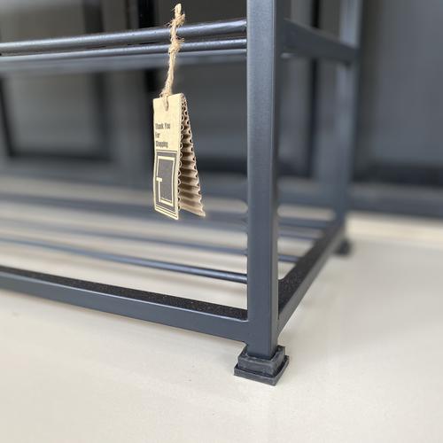 Jual shoe rack metal bench - rak sepatu kursi multifungsi kayu rangka ...