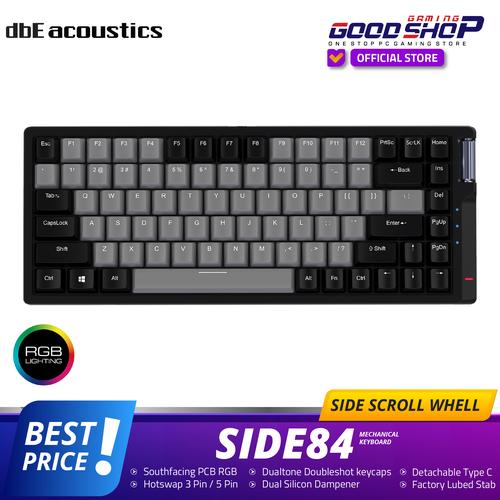 Promo dbE SIDE84 Mechanical Keyboard 84 Keys South Facing 5 Pin Cicil 0 ...