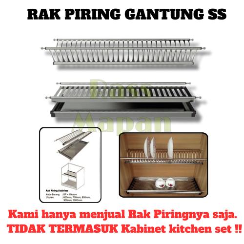 Jual Rak Piring Gantung Huben Lemari Kitchen Set Stainless Steel 60 ...