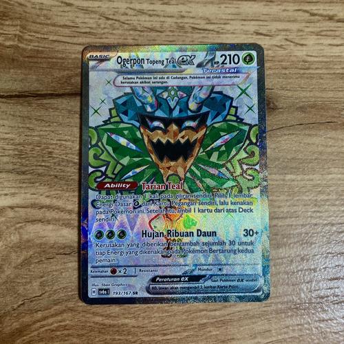 Jual Kartu Pokemon seri Ogerpon Topeng Teal - Jakarta Selatan ...