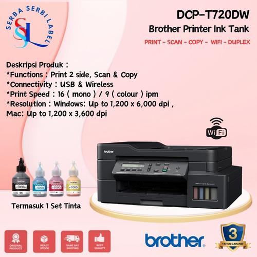 Jual PRINTER BROTHER DCP-T720DW DCP-T830DW Printer Ink Tank ...
