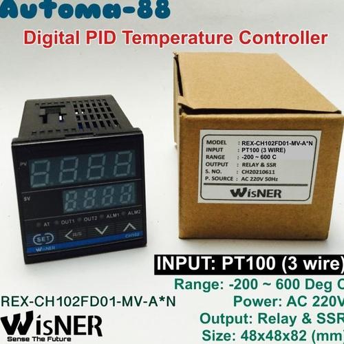 Jual WISNER CH102-FD01-MV-AN RTD PT100 TEMPERATURE CONTROLLER OUT RELAY SSR - Jakarta Timur ...
