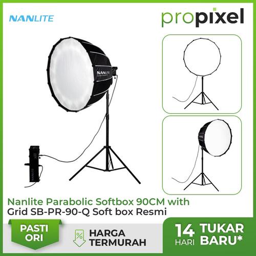 Promo Nanlite Parabolic Softbox 90CM with Grid SB-PR-90-Q Soft box Resmi - Kota Tangerang ...