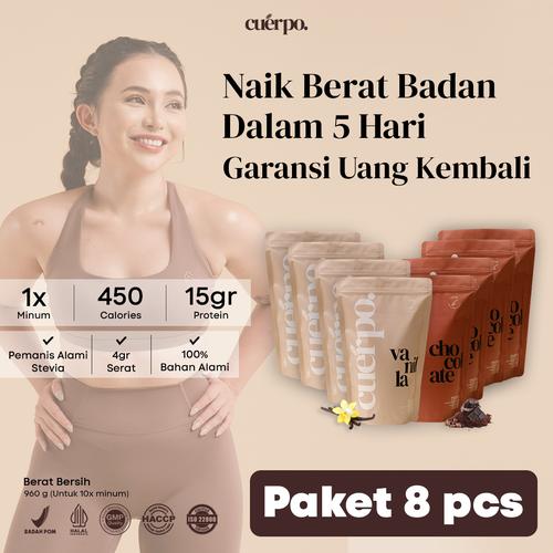 Jual SUSU CUERPO 960 LBS (PAKET 8 POUCH) - VANILLA 8, Anak(7-14 thn ...