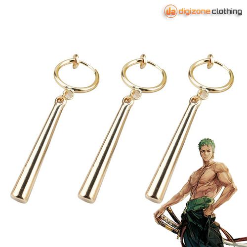 Jual Anting Prop Cosplay Anime One Piece Roronoa Zoro Jepit Non Tindik ...