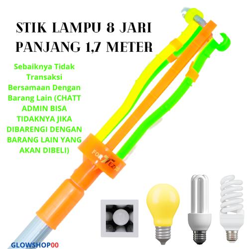 Jual Stik Lampu Stick Lampu Tongkat Pengganti Lampu Set Serba Guna 1,7m ...