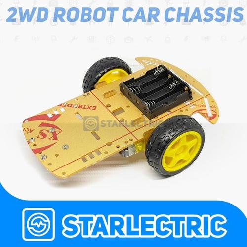 Jual CHASIS MOBIL ROBOT 2WD 2 WD SMART CAR ROBOT CHASIS FRAME ROBOT ...