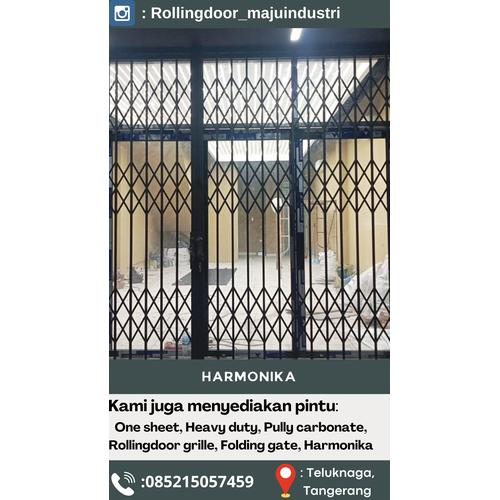 Jual Pintu harmonika standar plat besi untuk ruko,toko, dan garasi ...