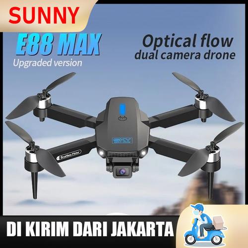 Promo Produk Baru E88 MAX Drone Tanpa Sikat Aliran Optik Kamera Ganda Definisi Tinggi Pesawat ...
