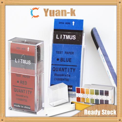 Jual Kertas Lakmus / Litmus Paper Merah / Biru Per Pack isi 100 lembar ...