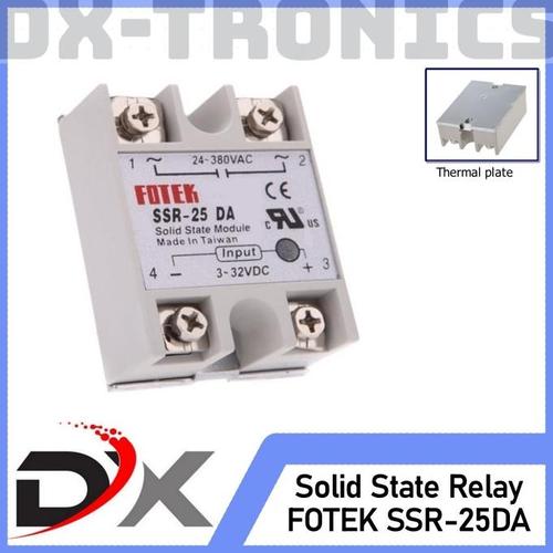 Jual New!!! Fotek Ssr-25Da Solid State Relay Fotek 25 Ampere Ssr 25Da Amper New - Kab. Jember ...