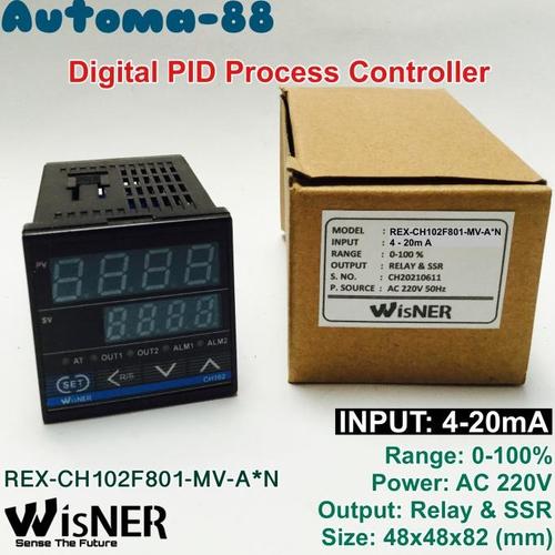 Jual RKC DIGITAL PID PROCESS CONTROLLER INDICATOR INPUT 4-20MA OUT ...