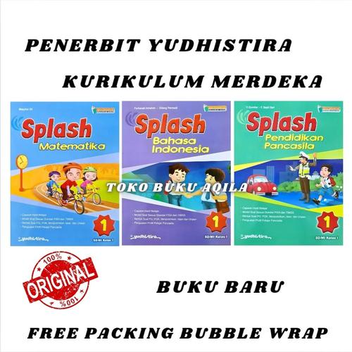 Jual Buku Splash Kelas 1 SD/MI Yudhistira Kurikulum Merdeka (Kurmer) ORI - MATEMATIKA - Jakarta ...