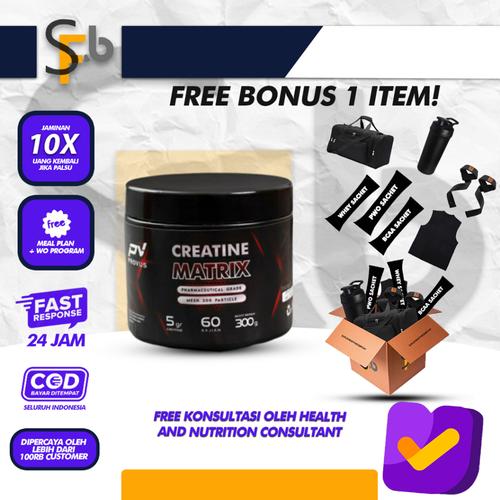 Jual PROVUS CREATINE MATRIX 300 GRAM 60 SERVING 100% CREAPURE - 300g ...