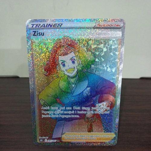 Jual Kartu Pokemon Indonesia Trainer HR (Rainbow) Zisu 085/067 - Kota ...