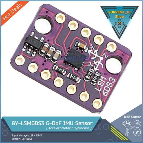 Jual GY-LSM6DS3 6DOF 6-AXIS ALWAYS-ON E-COMPASS (ACCELEROMETER ...