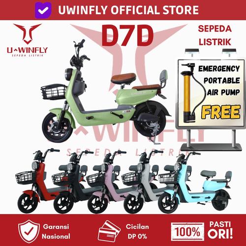 Promo SEPEDA LISTRIK UWINFLY D7D - ION 7X, RED Cicil 0% 3x - Kota ...