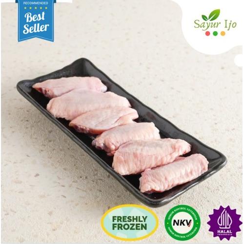 Promo Ayam Nanas Middle Wings Sreeya 200 Gram / Pack Fresh Frozen ...