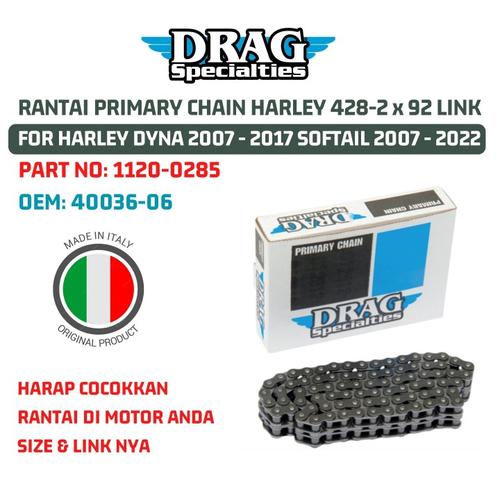 Jual RANTAI PRIMARY CHAIN 428-2x92 HARLEY DYNA SOFTAIL 1120-0285 ...