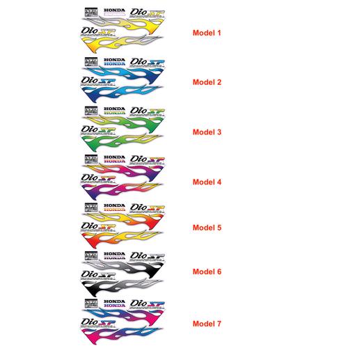 Jual Sticker Striping Honda Dio af18 Model M - Model 1 - Jakarta ...