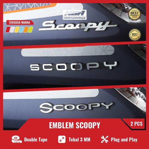 Promo EMBLEM SCOOPY LATIN 3D EMBLEM HONDA SCOOPY VARIASI BODY MOTOR ...