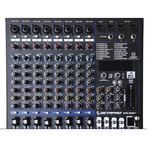 Jual Mixer Audio Zetapro KING KONG 8 / King kong-8 Original 8 Channel - Jakarta Barat - Ev_audio ...