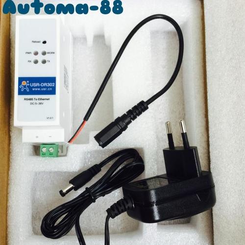 Jual DIN RAIL RS485 MODBUS RTU TO MODBUS TCP ETHERNET TO SERIAL ...