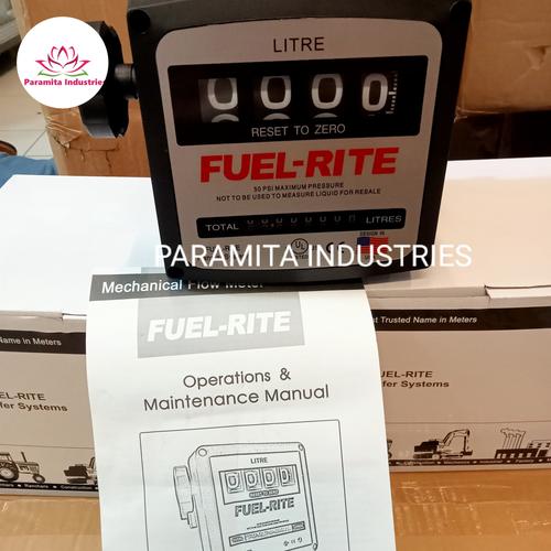 Jual Flow meter Fuel Rite 4 Digit 1" inch - Solar Meteran oil fuel rite ...
