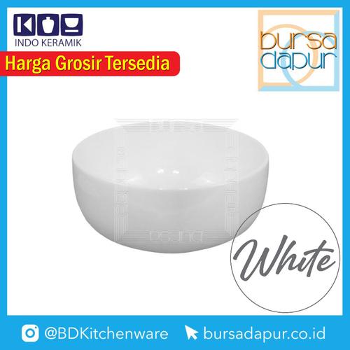 Jual Indo Keramik Plain White Bowl 6.5 ( MK-6.5 RO ) Mangkuk Baso ...
