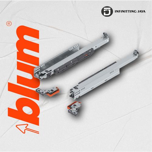 Jual Rel laci push open BLUM TOB 40cm Rel laci push open soft closing ...
