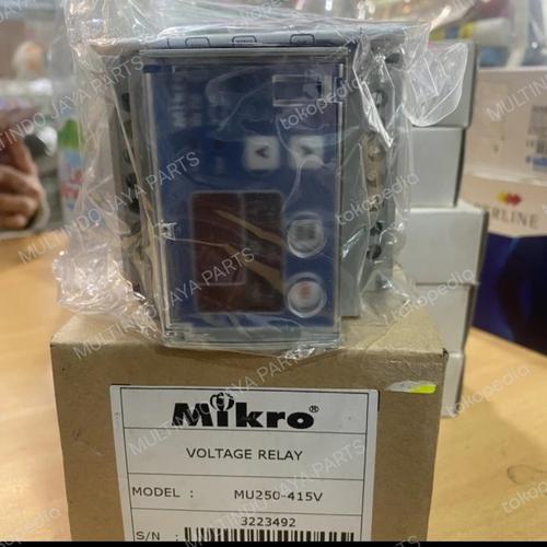 Jual MICRO MU250-415 VOLTAGE RELAY 3 PHASE DIN RAIL - Kota Bandung ...