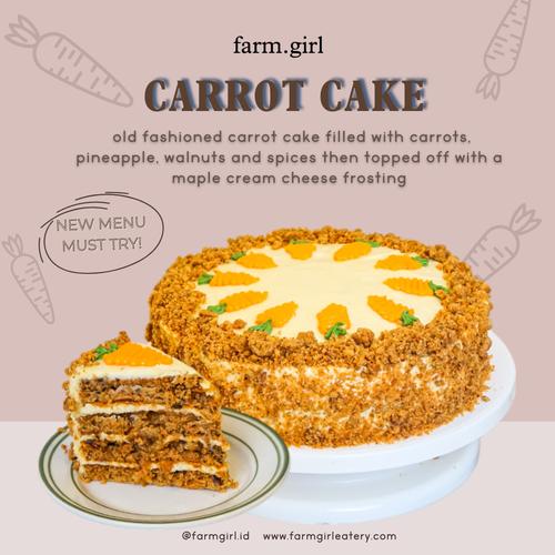 Jual Carrot Cake / Whole Cake 16 Cm & 22 Cm - Jakarta Pusat - farmgirl ...