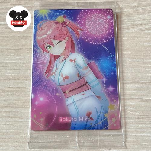 Jual Sakura Miko Hololive Summer Kimono Yukata Wafer Card Vol.3 Bandai Namco Official ...