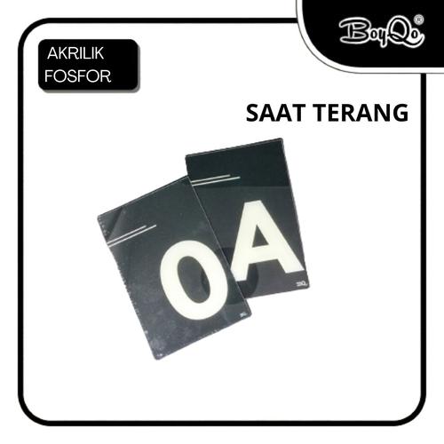 Jual Akrilik Fosfor Nomor Rumah BoyQo Berbagai Angka Huruf | Papan ...