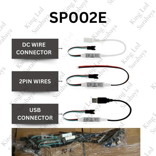 Jual Mini Controller SP002E LED Strip Modul 12V 24V Flexible 3 Tombol ...