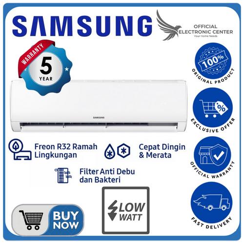 Jual AC SAMSUNG AR05 AR05BGHQBSINSE AR05BGH STANDARD 1/2 PK R32 TURBO COOLING AC 0.5PK RESMI ...