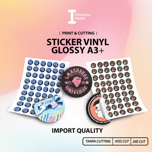 Jual Cetak Stiker A3+ | Cetak Stiker Vinyl Glossy | Bahan Import - Kiss ...