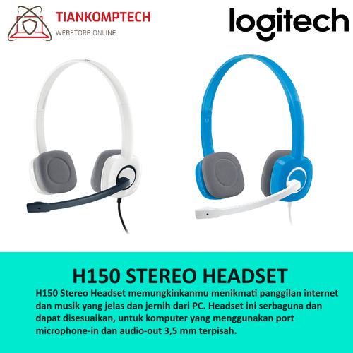 Jual Logitech Headset H150 With Noise Cancelling Mic - Putih - Jakarta ...