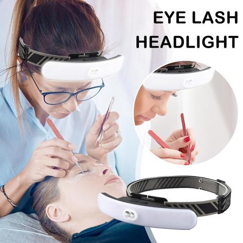 Promo Lampu Kepala LED Rechargeable Portable LED Headlamp for Eyelash ...
