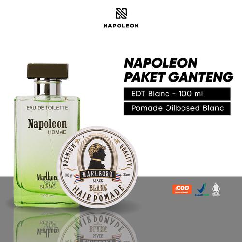Jual NAPOLEON Pomade Oilbased Blanc + Parfum Pria EDT Blanc - Kota ...